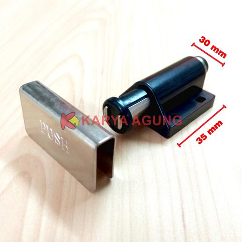 Jual Magnet SINGLE Push to Open Tip-On / Kunci Pintu Lemari Kabinet ...