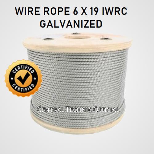 Jual Tali Kawat Seling Baja 4mm Sling Wire Rope Hoist Galvanized 4 Mm 6x19 - Jakarta Timur ...