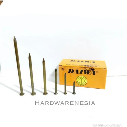 Jual DAIWA Paku Beton Kuning 1.1/2 inch 1.5 inci 4 cm isi 100 PER BOX ...