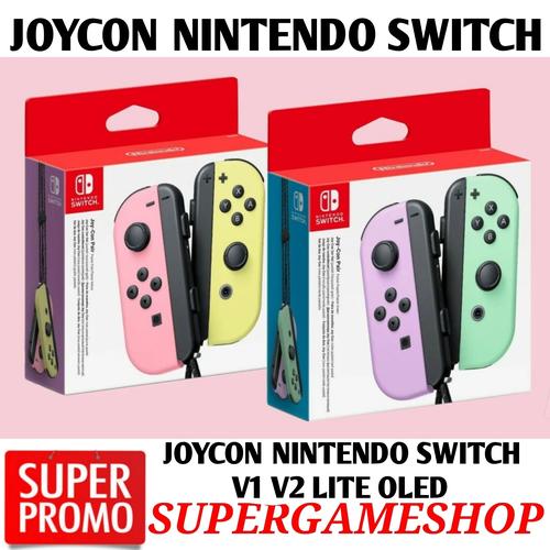 Promo Joycon Nintendo Switch Joy Con Pastel Pink Yellow Pastel Purple ...