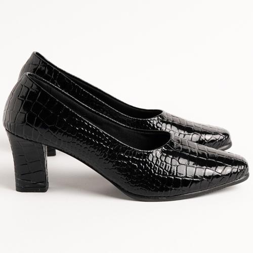 Jual SEPATU HIGH HEEL KULIT CROC KERJA KANTOR WANITA UKURAN JUMBO BESAR ...