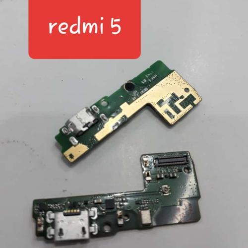 Jual fleksibel konektor charger Xiaomi Redmi 5 PCB cas con tc original ...
