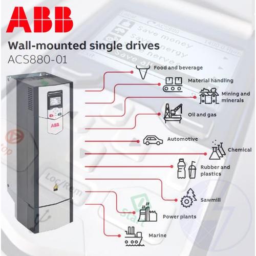 Jual ABB ACS880-01 Series Wall-mounted Single Drive Modules Inverter ...