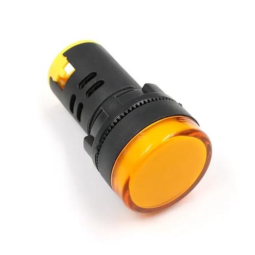 Jual Pilot Lamp LED 22mm Lampu Indikator AD16-22DS 24vdc - Kuning - Kab ...