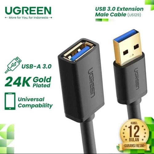 Jual UGREEN Data Cable Extension Male to Female - 3 meter USB 3.0 ...