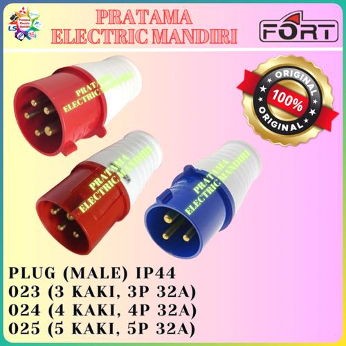 Jual FORT IP44 INDUSTRIAL PLUG MALE COWOK 023 3P 32A 024 4P 32A 025 5P 32A - PLUG 023 - Jakarta ...