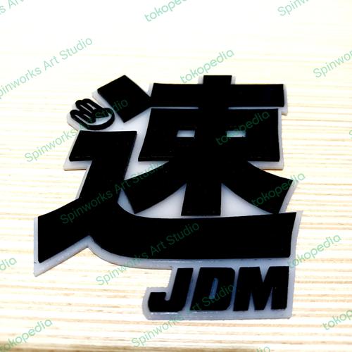 Jual Emblem JDM Akrilik Timbul/Emblem Mobil JDM/Emblem JDM Japan - Kota ...