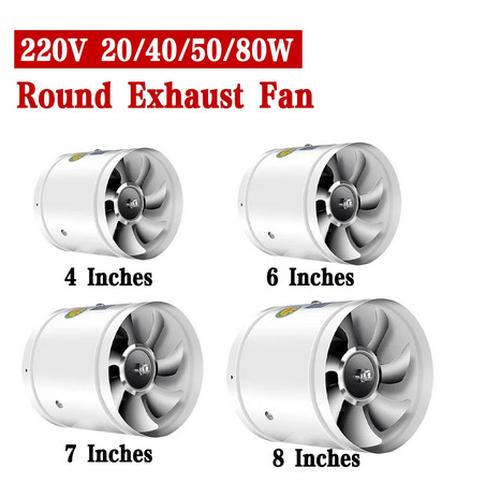 Promo 8'' Inline Duct Fan Booster Exhaust Blower Air Cooling Vent ...