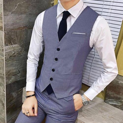 Jual Rompi Jas Pria Slimfit Bahan Premium Rompi Formal Pria Vest Pria ...