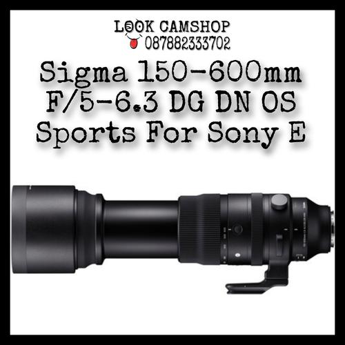 Jual Lensa Sigma 150-600 150-600mm F5-6.3 DG DN OS Sports Lens For Sony ...