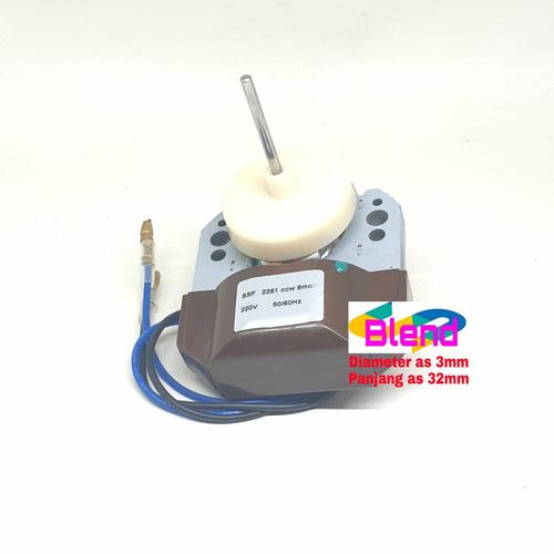 Jual Fan Motor Kulkas 2261 Model Sharp/Dinamo Fan Blower Showcase/Sokes ...