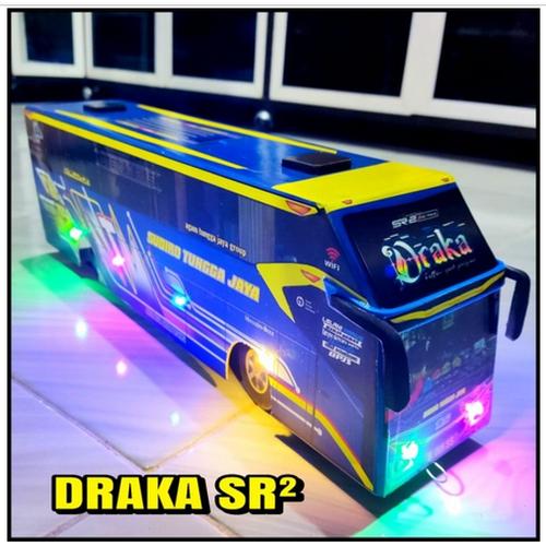 Jual Mobil Bus Bis Telolet Miniatur STJ Draka Rc Remot Full Led Mainan ...
