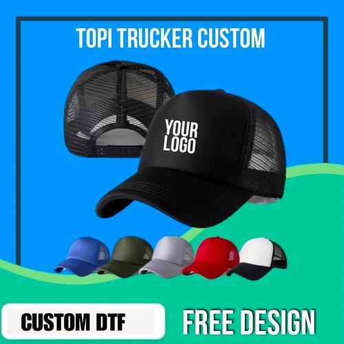 Jual TOPI JARING PROMOSI/TOPI TRUCKER CUSTOM POLYPRINT DESIGN BEBAS ...