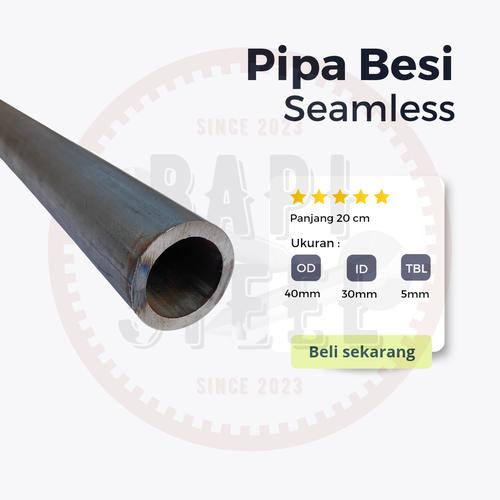 Jual pipa besi seamless OD 40mm ID 30mm TEBAL 5mm - Kota Bandung - Bapi ...