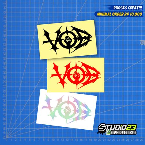 Jual Stiker Cutting Voice Of Baceprot VOB Logo Hologram - Kota ...