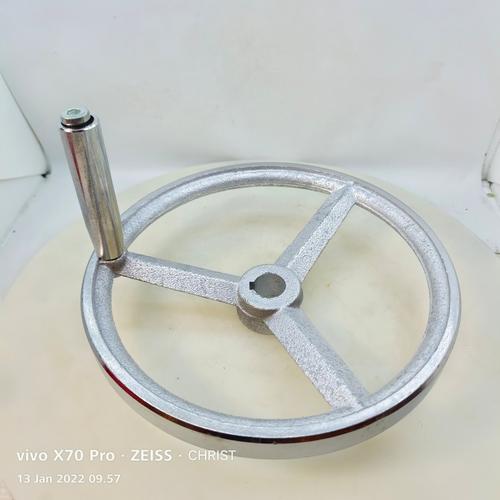 Jual Handle mesin bubut milling tipe bulat 5" x as 12mm bahan besi iron ...
