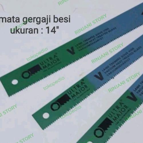 Jual MATA GERGAJI BESI ULTRA MAJOR/ HACKSAW BLADE 14 INCH - Jakarta ...