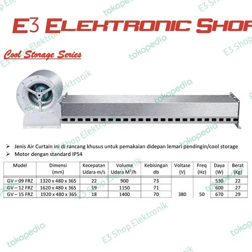 Promo Kipas Angin Listrik Green Air Curtain Cold Storage GV-15FRZ FRZ ...