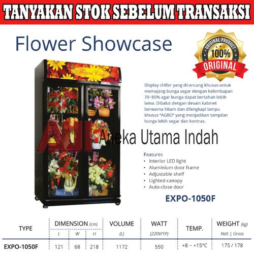 Jual lemari pendingin bunga 2 pintu type Expo-1050F GEA Flower Showcase ...