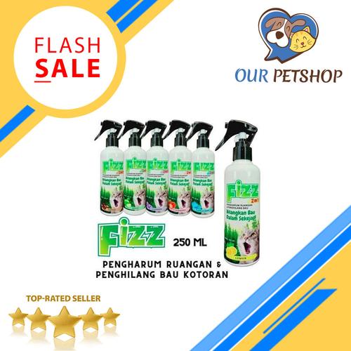 Jual Pengharum Ruangan Dan Penghilang Bau Hewan FIZZ SPRAY 2 IN 1 250 ...