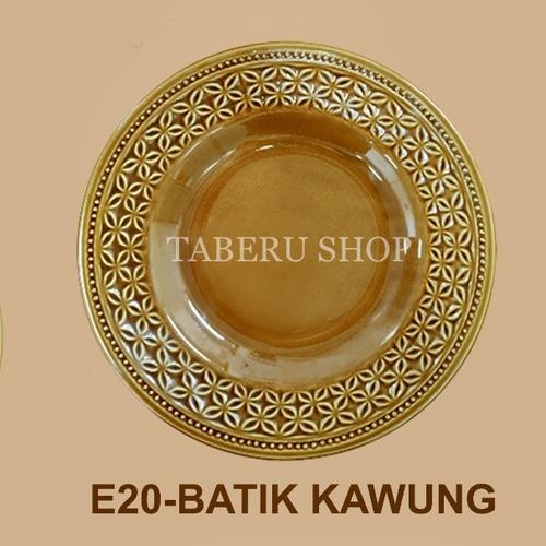 Jual Piring Makan Keramik Batik Kawung Isi 12 Pcs (1 lusin) - Jakarta ...