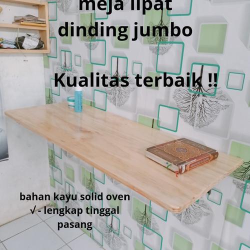 Jual meja lipat dinding portable laptop/meja lipat kayu jati Belanda ...