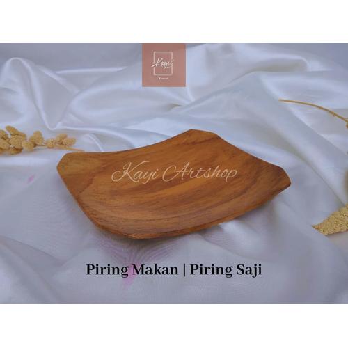 Jual Piring Saji | Piring Kayu Persegi Panjang | Piring Aesthetic - Kab ...