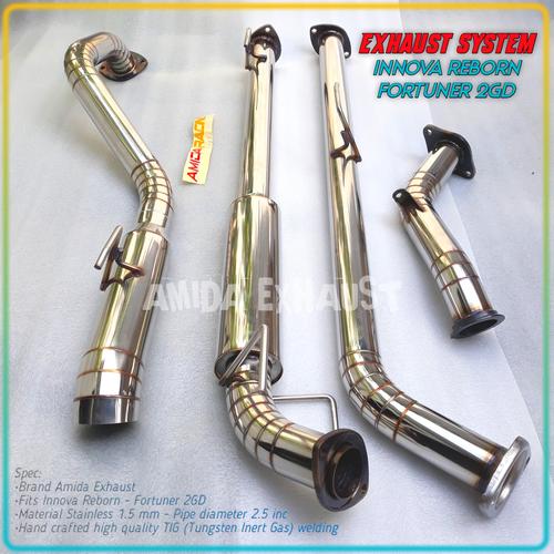 Jual Knalpot Mobil Full System Innova Reborn Diesel 2GD 1GD / Fortuner ...