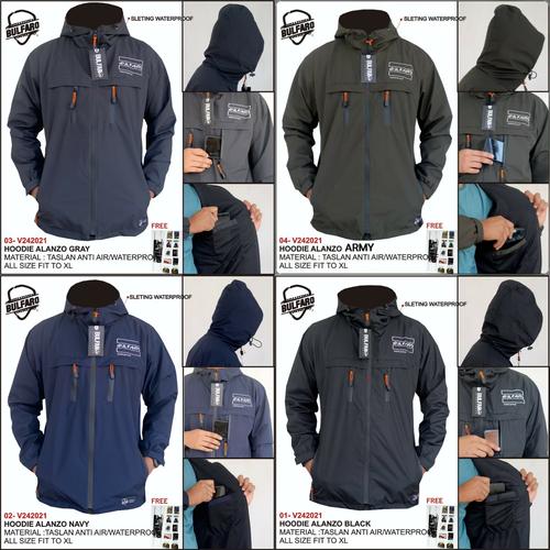 Jual Jaket Alonzo Taslan Waterproof Anti Air Musim Hujan All Size ...