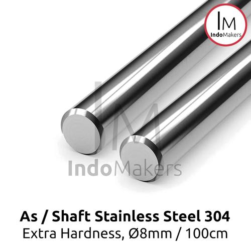 Jual As / Rod / Shaft Stainless SUS304 Extra Hardness 8mm Panjang 100cm ...
