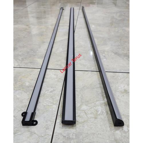 Jual List LED Rumah Lampu LED Strip Aluminium Acrylic Cover Hitam 1 ...