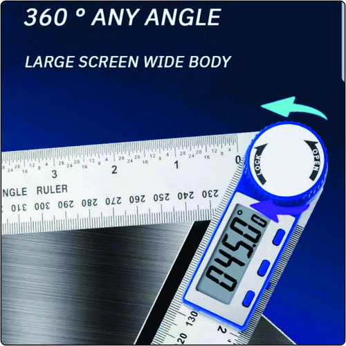 Jual MISTAR DERAJAT / BUSUR DERAJAT DIGITAL / PROTRACTOR 360° / MISTAR ...