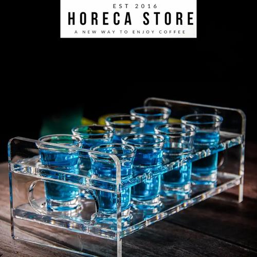 Jual Rak Sloki Polycarbonate 8 lubang - Glass Shotter Rack bar ...