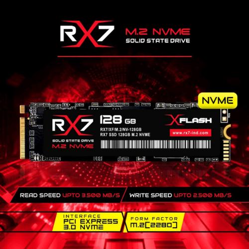 Jual SSD M2 NVME / M.2 NVME/ M2NVME 128GB RX7 RESMI GARANSI 3 TAHUN 128 ...