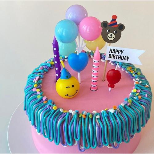 Jual Topper Kue Firework/ Bunga Daisy/ Bear/ Birthday Flag - Jakarta ...