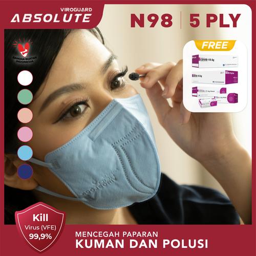 Promo Masker N98 5 Ply Medis Antivirus - Absolute ( 12 pcs / box ...