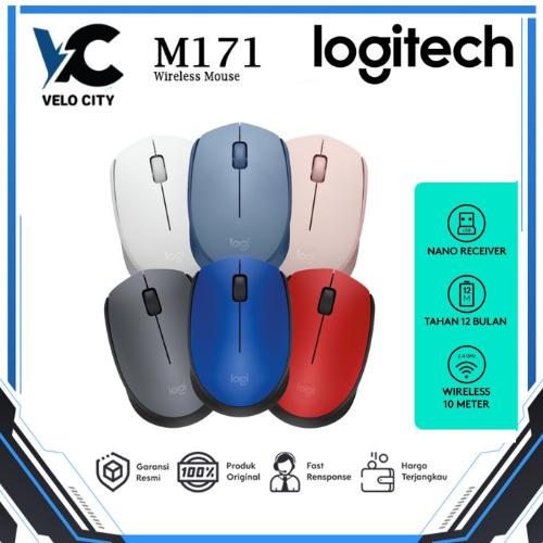 Jual Logitech M171 Mouse Wireless Original Garansi 1 Tahun - Grey ...