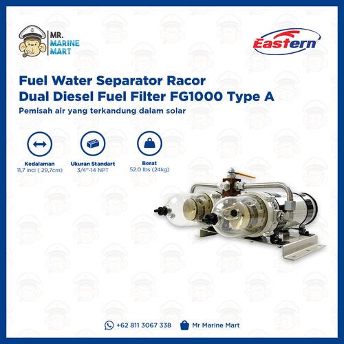 Jual Water separator Racor FG1000 Dual Diesel Fuel filter FH1000 China ...