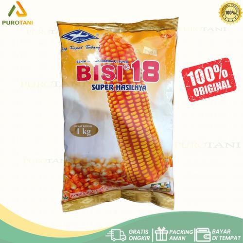 Jual Benih Jagung Bisi 18 1kg Jagung Hibrida F1 Super BISI 18 Kapal ...