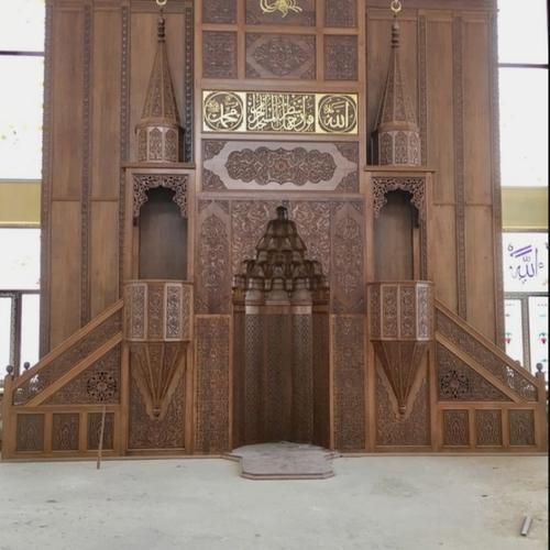 Jual mihrab masjid nabawi / mihrab masjid kayu jati mewah - Kab. Jepara ...
