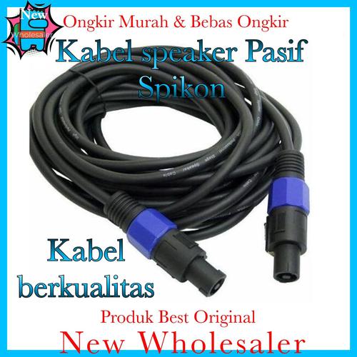 Jual kabel audio speaker Pasif sound Jack spikon Awet tahan lama ...