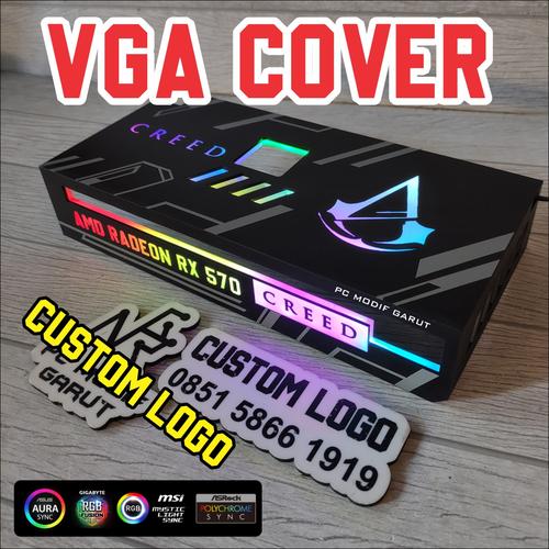 Jual COVER VGA POWER COLOR RTX 570 CUSTOM LOGO 3 PIN ARGB SYNC - DUAL ...
