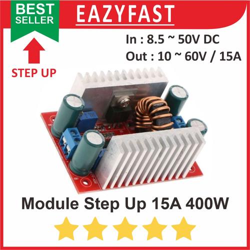 Jual Step Up 15A 400W Module Modul DC Adjustable Power Boost Regulator ...