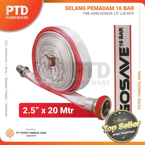 Jual Selang Pemadam Kebakaran 2.5 inch x 20 Mtr / Fire Hose 16 Bar ...