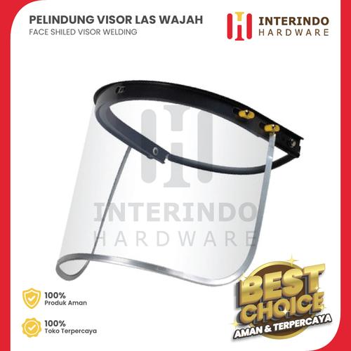 Jual Face Shield Visor Gerinda Clear Pelindung Las Wajah Alat Safety ...