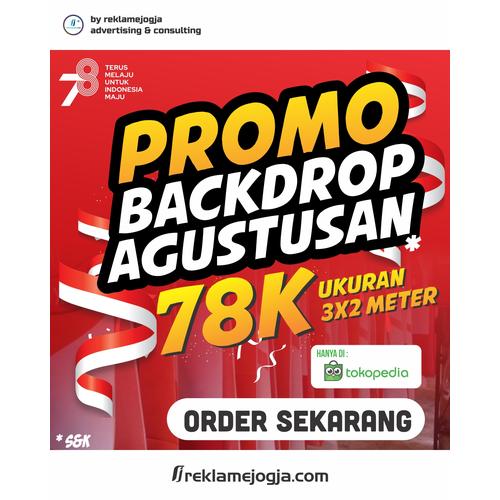 Jual Cetak Banner Backdrop Agustusan Ukuran 300x200 cm - Kab. Sleman ...