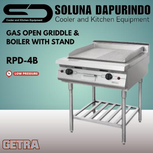 Jual GETRA Gas Open Griddle & Broiler With stand RPD-4B / RPD4B - Kota ...