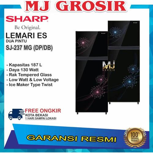 Jual KULKAS SHARP SJ 237 MG LEMARI ES 2 PINTU SJ237MG SJ 237MG - Kab ...