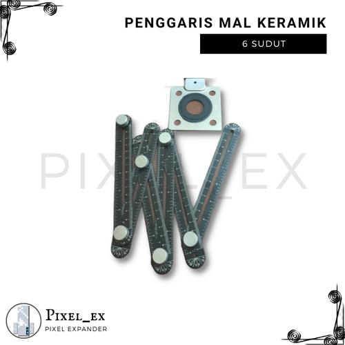 Jual Penggaris Mal Keramik Multifungsi 6 sudut dan 12 sudut (Expander ...