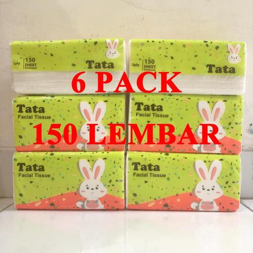 Jual 【 6 PACK 】【 COD 】Tata Facial Tissue 2PLY 150 SHEET Tissue Wajah ...